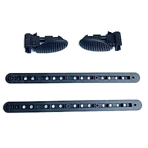 Tongina 1 Pair Kayak Foot Pegs Canoe Pedal Trigger
