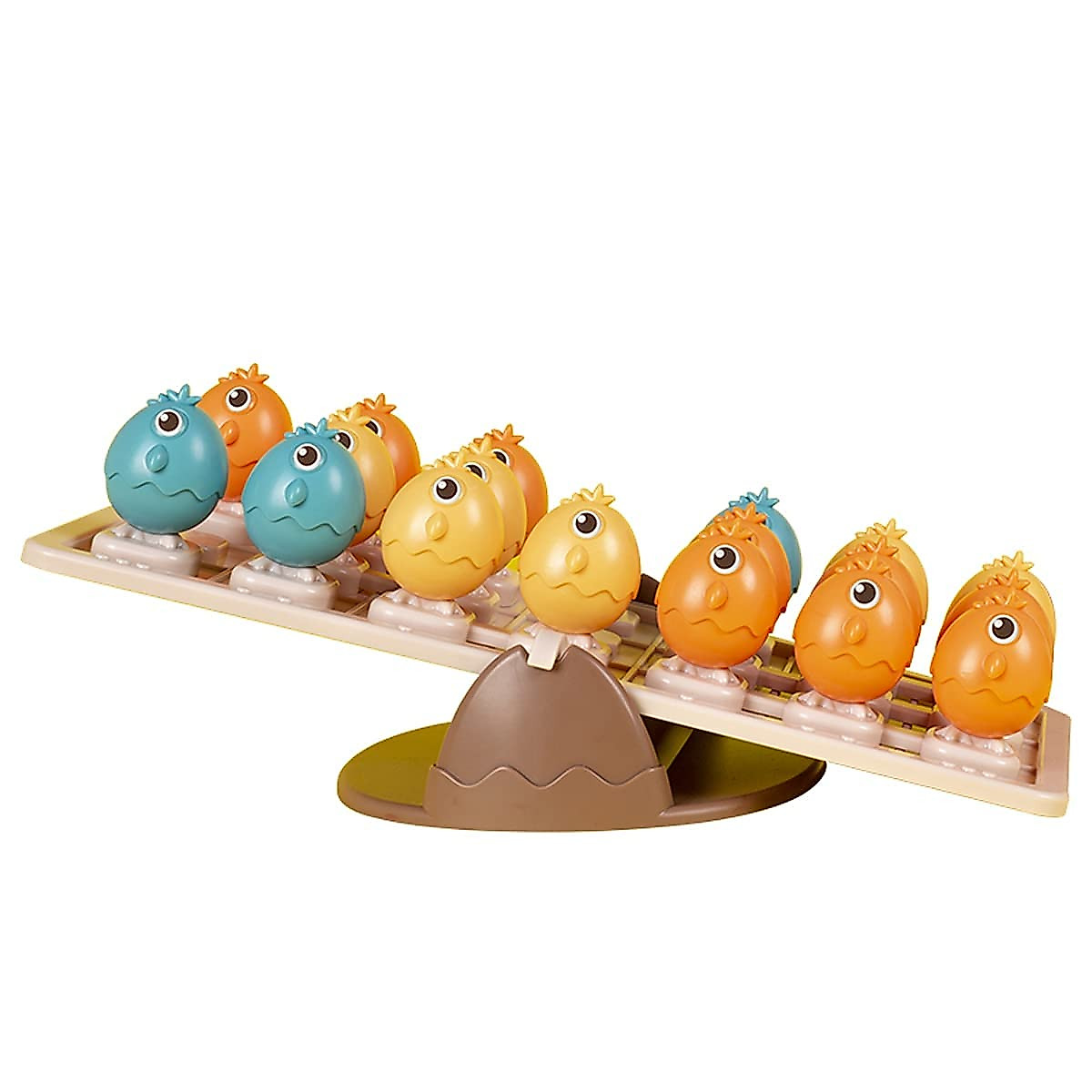 BOLOTREE Logical Balance Math Scale Seesaw, Kid Learning Educational Logical Game, Classroom Teaching Aid for Teacher, STEM Kindergarten Preschool Counting Toys for Toddler Boys and Girls