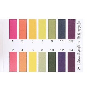1 Pack/80 Strips pH Test Strips,Universal Litmus Indicator,pH 1-14 Indicator Paper,1-14 pH Testing Paper for Soap,Soil,Water,Fish Tank