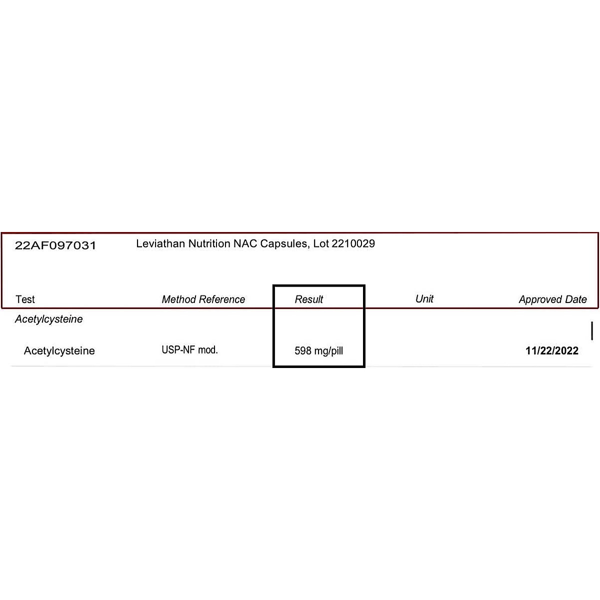 Leviathan Nutrition NAC Supplement N-Acetyl Cysteine for Lung, Liver, Immune Support - Potent Antioxidant Support to Boost Glutathione Levels 600mg, 120 Capsules