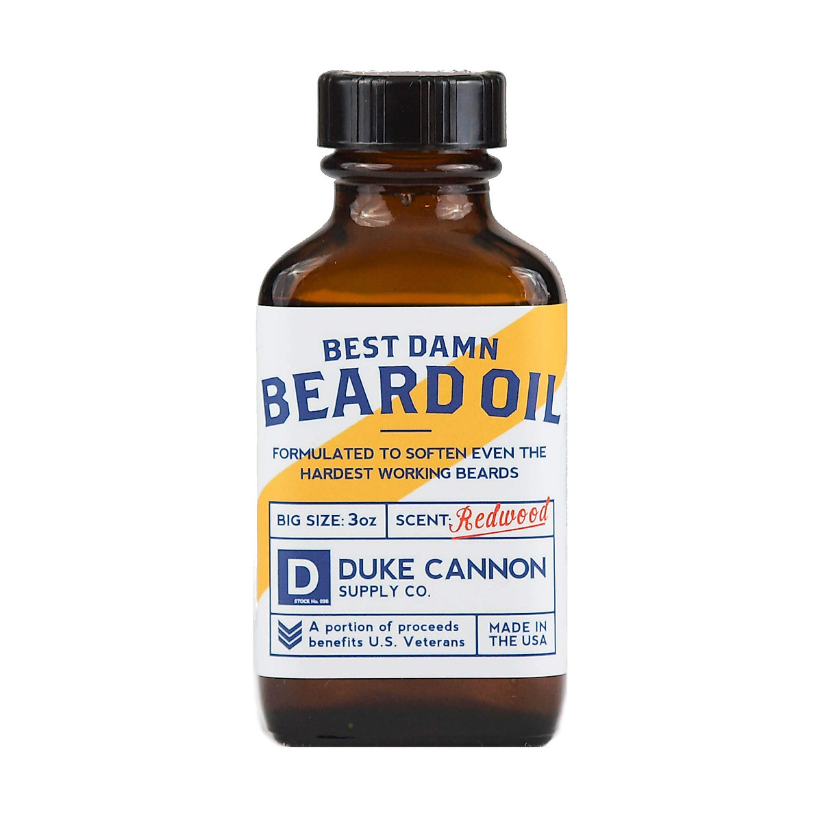 Duke Cannon Supply Co. Best Beard Bundle - 3 oz. Oil & 1.6 oz. Balm, Redwood Scent, Travel Size, 2-Piece Set