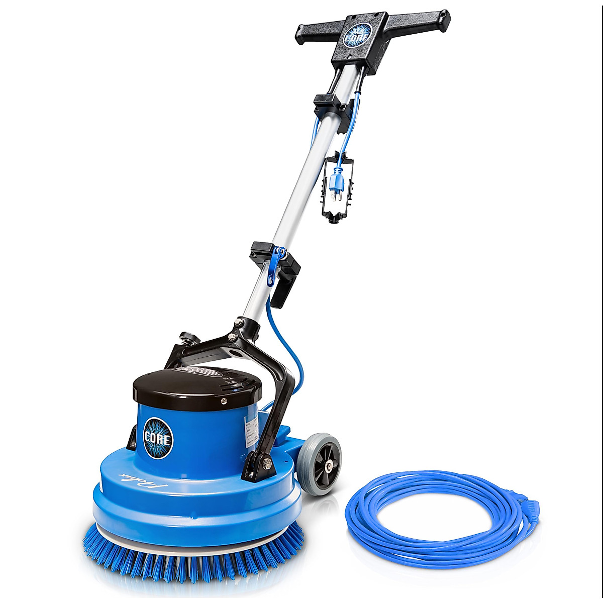 Prolux Core Heavy Duty Single Pad Commercial Polisher, Floor Buffer Machine, Scrubber, 15 Inch Commercial Duty w/ Hard Brush Only