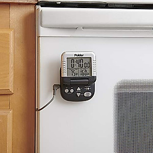 Polder Classic Combination Digital In-Oven Programmable Meat Thermometer and Timer