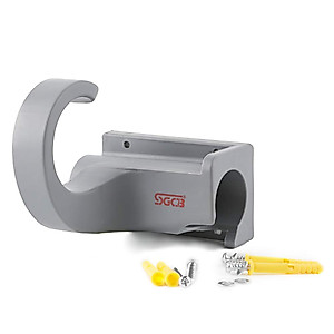 SGCB Car Washer Gun Holder Rack Wall Mount Pro Plastic Hard Chemical Resistant High Pressure Water Gun Hanging Rack Hose Tool Hanger for Garage Wall Workshop