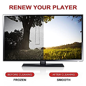 Nicer CD/VCD/DVD Player Cleaner Kit, Laser Lens Cleaning Disc with Double Brush Cleaning System, Set 2