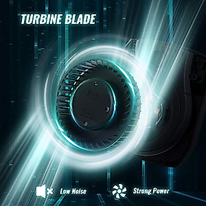 Personal Portable Waist Clip Fan, 5000mAh Rechargeable Battery Operated Necklace Fan, Hands-free Wearable Fan 3 Speed, 18H Work Time for Workers, Climbing, Hiking etc(Black)