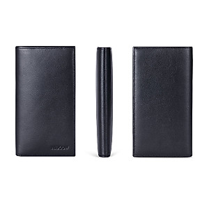 HISCOW Minimalist Checkbook Cover - Full Grain Leather