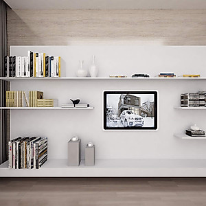 Livelynine Matte White Contact Paper Peel and Stick Waterproof White Wallpaper for Walls Cabinets Countertop Vinyl Covers Kitchen Cabinet Wallpaper for Bedroom Bathroom Removable Paintable 15.8x78.8