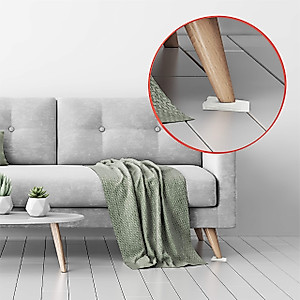 Wobble Wedge BigGap Flexible Plastic Shims, Made in USA, Multipurpose Wedges for Home Improvement & Work, Leveling Pads for Large Gaps & Heavy Loads, Furniture Appliance Levelers - 4 Pack