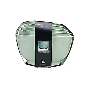 KitchenAid - KE178OSPIA KitchenAid Classic Mixing Bowls, Set of 5, Pistachio
