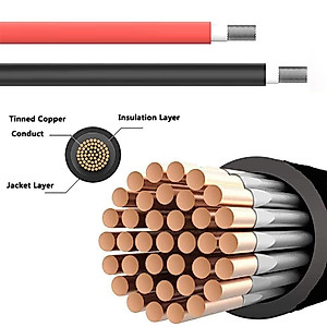 Solar Cable Extension Cable 6mm Connector for Photovoltaic Solar System (10m)
