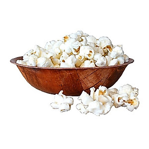 Round Woven Wood Snack or Salad Bowl: 10"