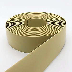 KOMORAX 200ft Long 1.5" Wide Vinyl Chair Strapping. Repair & Replacement Matte Finish.for Patio Outdoor Lawn Garden Durable Attractive (Driftwood)