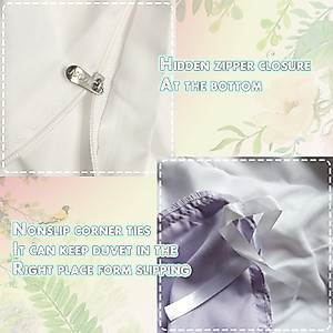 SEISYUKU Twin Duvet Cover Sets for Girls - Cute Bedding Set Twin Size 3 Pieces - Unicorn Duvet Cover and Pillowcases for Kids (Baby Pink, Not Duvet Inside)