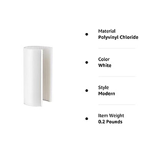 Snap Clamp EZ White 1/2 Inch X 4 Inches Wide for 1/2 PVC Pipe 10 per Bag