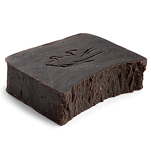 Natural Pine Tar Soap for Men and Women, 4 oz Bar, 20% Pine Tar - Handmade Body Soap to Help Relieve Symptoms of Eczema and Psoriasis - Creosote Free - Strong Smoky Campfire Like Scent