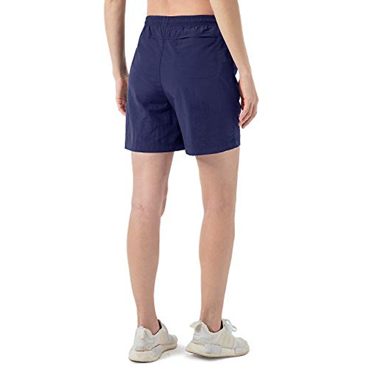 NAVISKIN Women's 5" Shorts Outdoor Hiking Paddling Board Shorts UPF 50+ Quick Dry Short Navy Size M