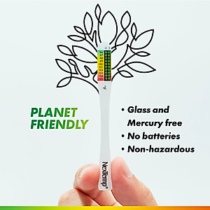 NexTemp® Go Oral Disposable Thermometers, Accurate Fast Read Temperature Thermometer in 10 Seconds, Hygienic, Use Anytime Anywhere for Adults, Kids, Travel, Home or First Aid Kit, 12 Pack