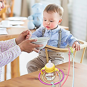 Toy Straps for Baby 5PK Silicone Toy Leash Holder for Stroller HighChairs Car seat, Secure-A-Toy Adjustable Length to Keep Toys Clean