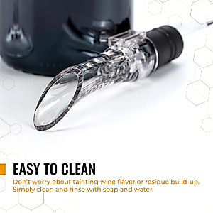 Cork Genius Wine Aerator Pourer Spout Set, Dripless Wine Pourers for Wine Bottles, Instant In The Bottle Wine Decanter Spouts, Pack of 3