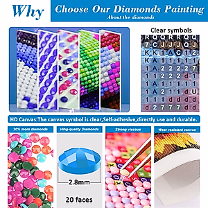 XYPNAR Sunflower Diamond Painting,Diamond Painting Kits for Adults Kids Beginner, 5D Diamond Art Kits,Painting with Diamonds Full Round Drill 16 X 20 inch