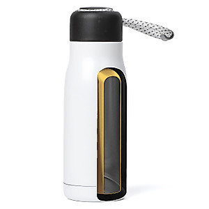NICEMER Water Bottle, Small Water Bottles, Stainless Steel Insulated Bottle with Strap Lid, Triple-Layered Vacuum Reusable