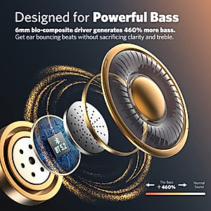 EarFun Free Pro 2 Wireless Earbuds, Hybrid Active Noise Cancelling, Bluetooth 5.2 with 6 Mics, Stereo Sound Deep Bass In-Ear Headphones, Game Mode, Wireless Charging, Black