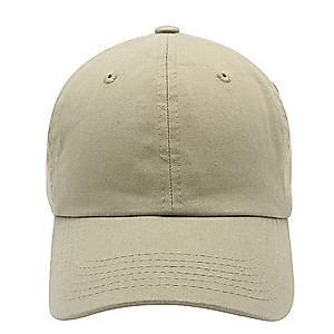 Baseball Cap for Men Women - Cotton Classic Dad Hat, KHK Khaki