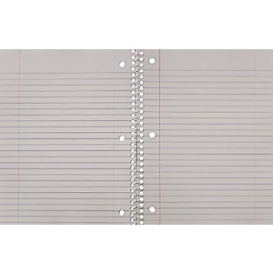 Mead Spiral Notebook, Wide Ruled, 1 Subject, 70 Sheets, 24 PACK