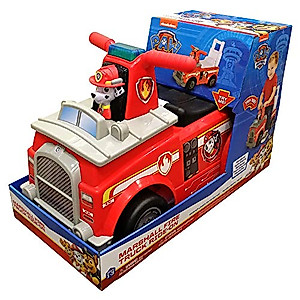 Paw Patrol Kids Ride On Marshall Fire Truck Ride-On with Lights and Sounds