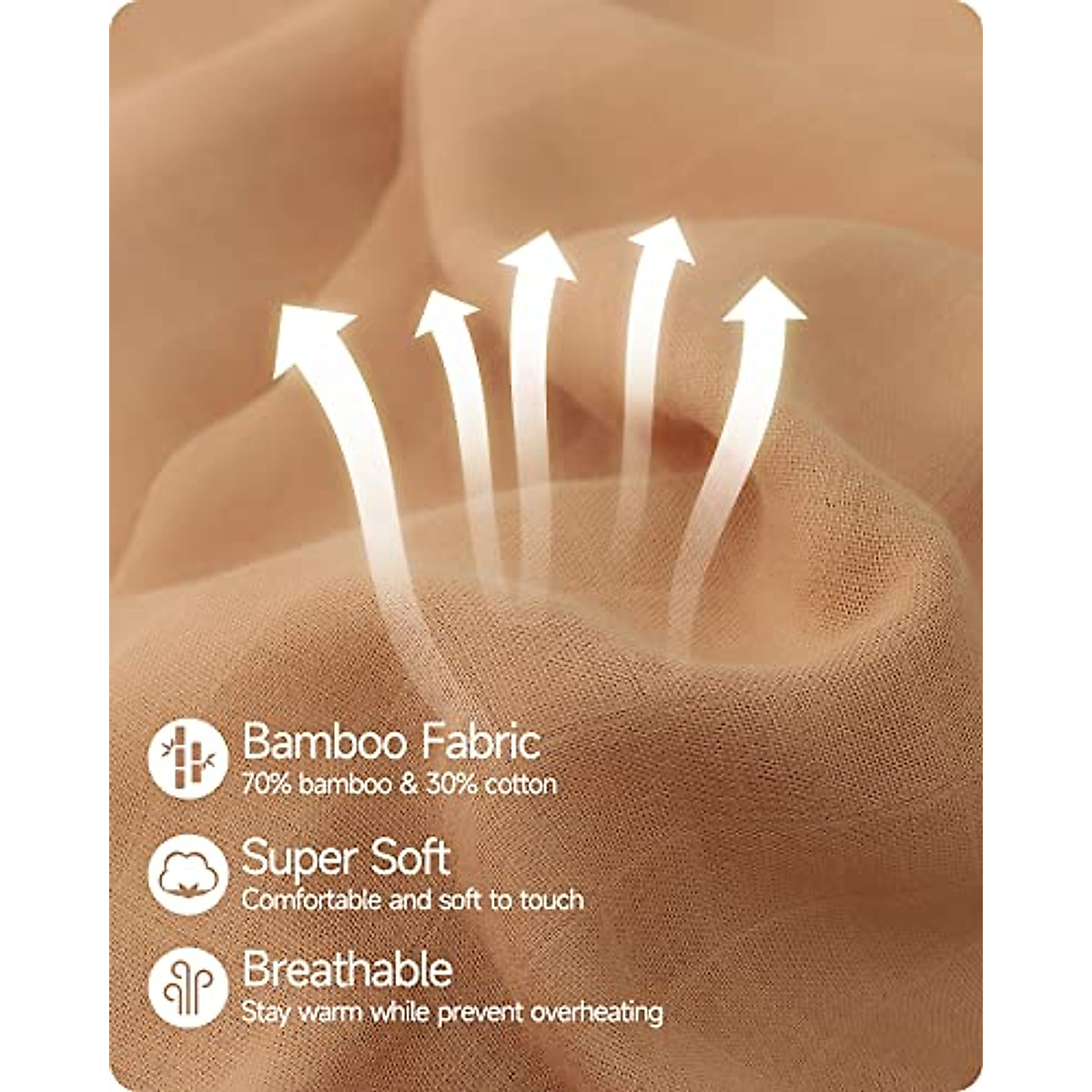 Mom Beebi Muslin Swaddle Blankets, Soft Silky Swaddle Blanket, Breathable and Skin-Friendly Baby Blankets for Boys & Girls, 4-Pack Unisex Baby Blankets, 47 x 47 inches