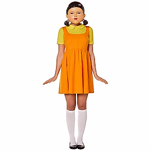 Spirit Halloween Adult Squid Game Doll Costume - S
