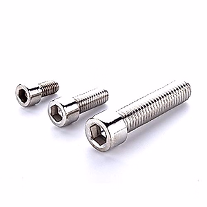 L-A 0.8mm Pitch M5x40mm Stainless Steel Hex Socket Head Cap Screws Bolts （25Pcs）