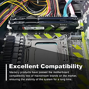 Yongxinsheng DDR3 8GB Kit (4GBx2) Desktop RAM 1600MHz PC3-12800 UDIMM Non-ECC Unbuffered 1.5V 2Rx8 Dual Rank 240 Pin CL11 PC Computer Memory Upgrade Module (Black)