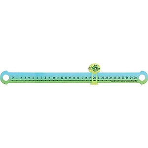 Really Good Stuff Slide and Learn Number Line, 21” by 3” (Set of 12) – Durable Plastic Number Line Focuses on Numbers 0 to 30 – Practice Addition, Subtraction – for School and Home