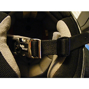 Black Metal Strongest Motorcycle Dirt Bike Helmet Quick Release Helmets Chin Strap Buckle