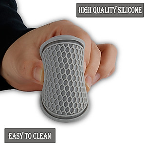 SINGARO Car Cup Coaster, 4PCS Universal Non-Slip Cup Holders Embedded in Ornaments Coaster, Car Interior Accessories, Gray