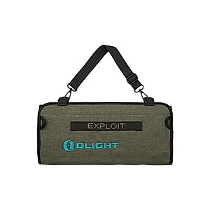 OLIGHT Exploit Multifunctional Knifebag, EDC Display Storage Bag with Detachable Pouch, Double-Layer Large-Capacity Organizer with 20 Slots for Pocket Flashlights and EDC Tools (ODG)