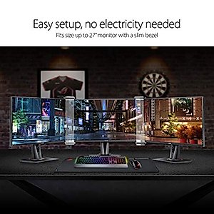 ASUS ROG Bezel-Free Kit ABF01 Universal Multi-Monitor Setup with Optical Micro-structures Easy Assembly (Set of 2)