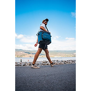 Novoto Magnetic Soft Cooler Bag, 16 Can Insulated Soft Sided Cooler with dry bag, Zipperless Quick Access Coolers for Beach, Lunch, Kayak, Camping