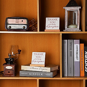 Sieral 6 Packs Christmas Coworker Appreciation Gifts Inspirational Desk Decor Motivational Thank You Signs Thank You Gifts for Coworkers Teacher Employee Medical Assistant