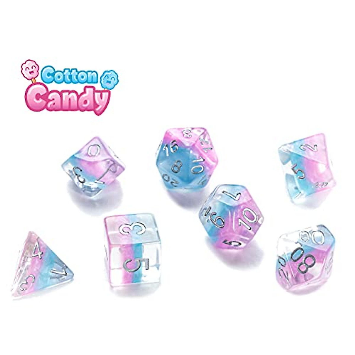 Gatekeeper Games Eclipse Dice Cotton Candy,Multi