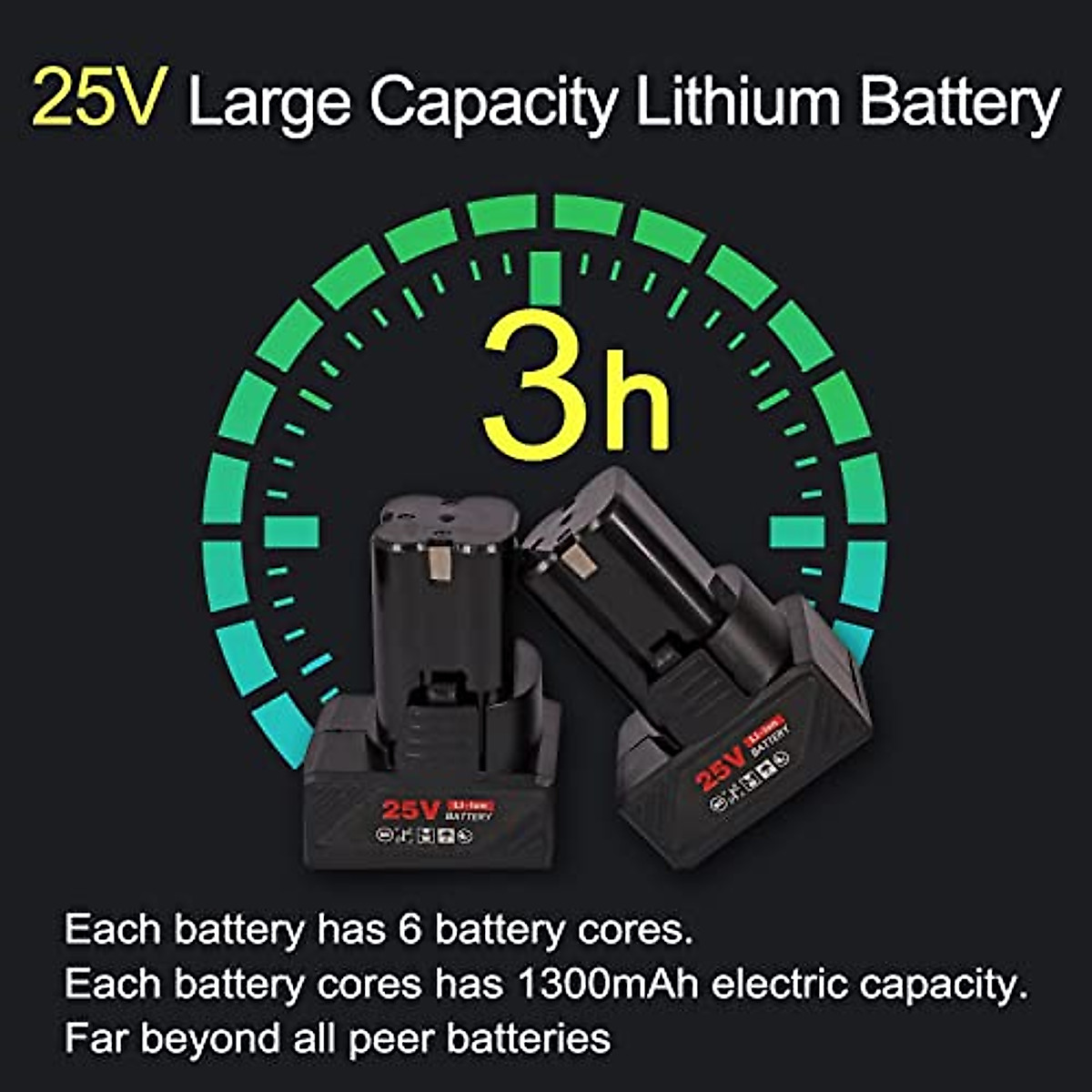 Tile Vibration Machine Installation Tool - Nopwer Tiling Suction Cup for Leveling Handheld Vibrator Adjustable 6 Speeds 25V 12000r/min