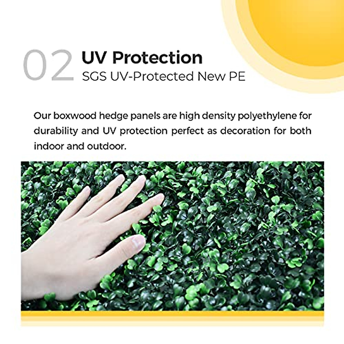 HWT 12 Pcs 20"X20"Grass Wall, Greenery Backdrop, Grass Wall Panels, Hedge Wall UV-Protected Green Wall Decor Boxwood Panels Indoor & Outdoor Event Backyard Decor