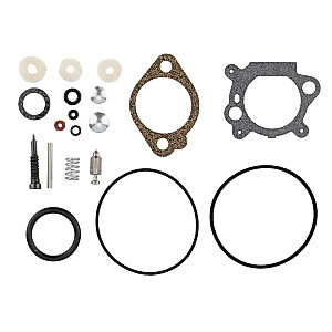 Buckbock 498260 Carburetor Overhaul Kit and Float Bowl for Briggs and Stratton 498260 498261 796611 493762 492495 493640 490937 398183 for 20-141-1 20-141 Carb Fit for 3.5 4HP Max Series Engine
