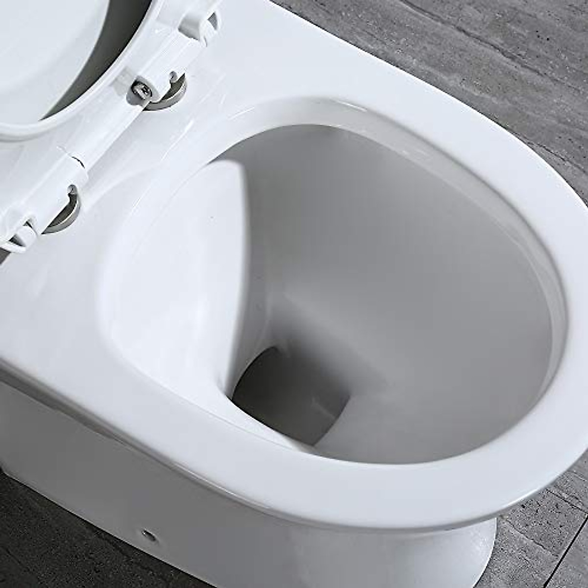 WOODBRIDGEE T-0031 Short Compact Tiny Dual Flush 1.28 GP One Piece Toilet with Soft Closing Seat,1000 Gram MaP Flushing Score Small Toilet,White