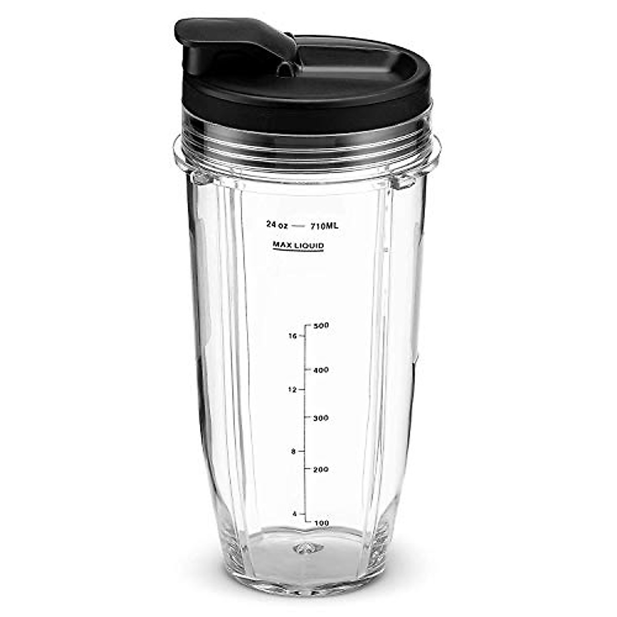 Nutri Ninja Blender Cup 24 oz. Tritan Cups with Sip & Seal Lids. Compatible with BL480, BL490, BL640, BL680 Auto IQ Series Blenders (Pack of 2)
