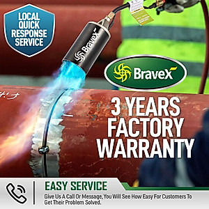 Propane Torch Weed Burner Torch - Weed Torch with 10FT Hose, High Output Outdoor Torch Kit for Garden Stumps Wood Ice Snow Roofing