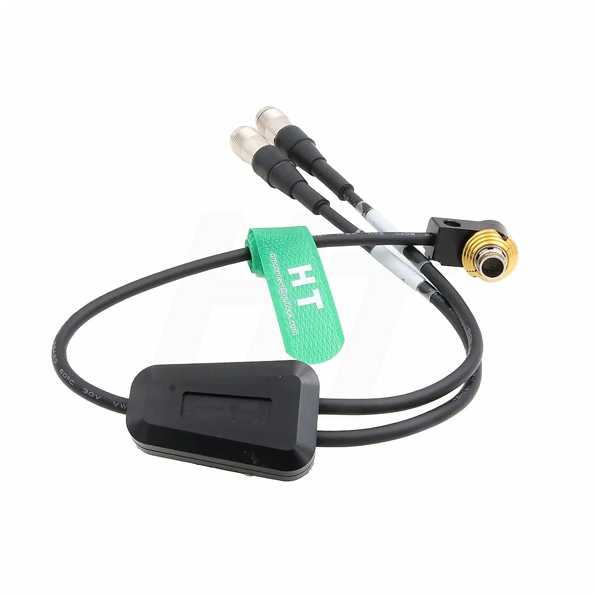 HangTon Zoom Focus Y Cable for Canon Servo Lens CN-E 18-80 70-200mm to FPD-400D ZSD-300D Controller Hirose 20 Pin Female Male 50cm