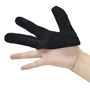 Beaupretty Hairdressing Finger Glove 1pc s Stylist Gloves Curling Wand Gloves Gloves Barber Finger Mittens Hair Curling Finger Cover Thermal Half Finger Gloves Hair Styling Protector Curls